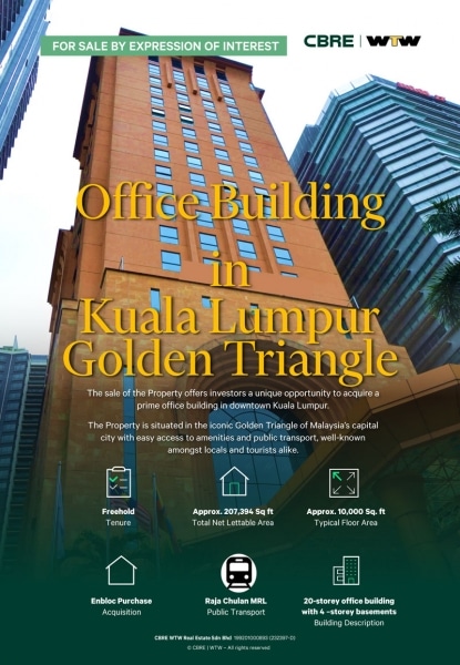 Office Building in Kuala Lumpur Golden Triangle - CBRE | WTW