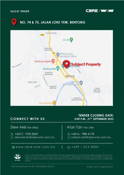 SALE OF TWO (2) UNITS OF FOUR (4) STOREY SHOP-OFFICES - CBRE | WTW