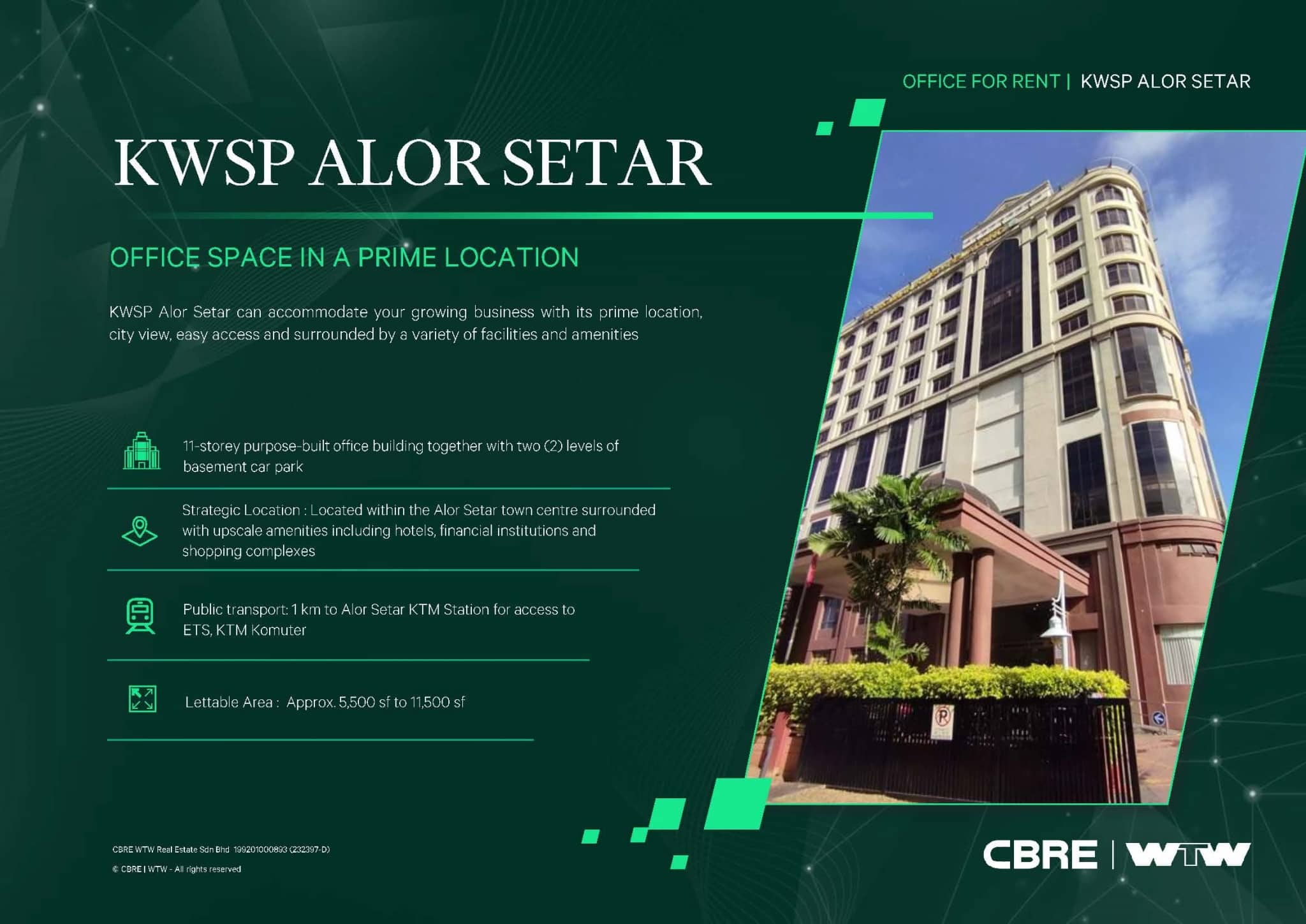 KWSP Alor Setar - CBRE | WTW