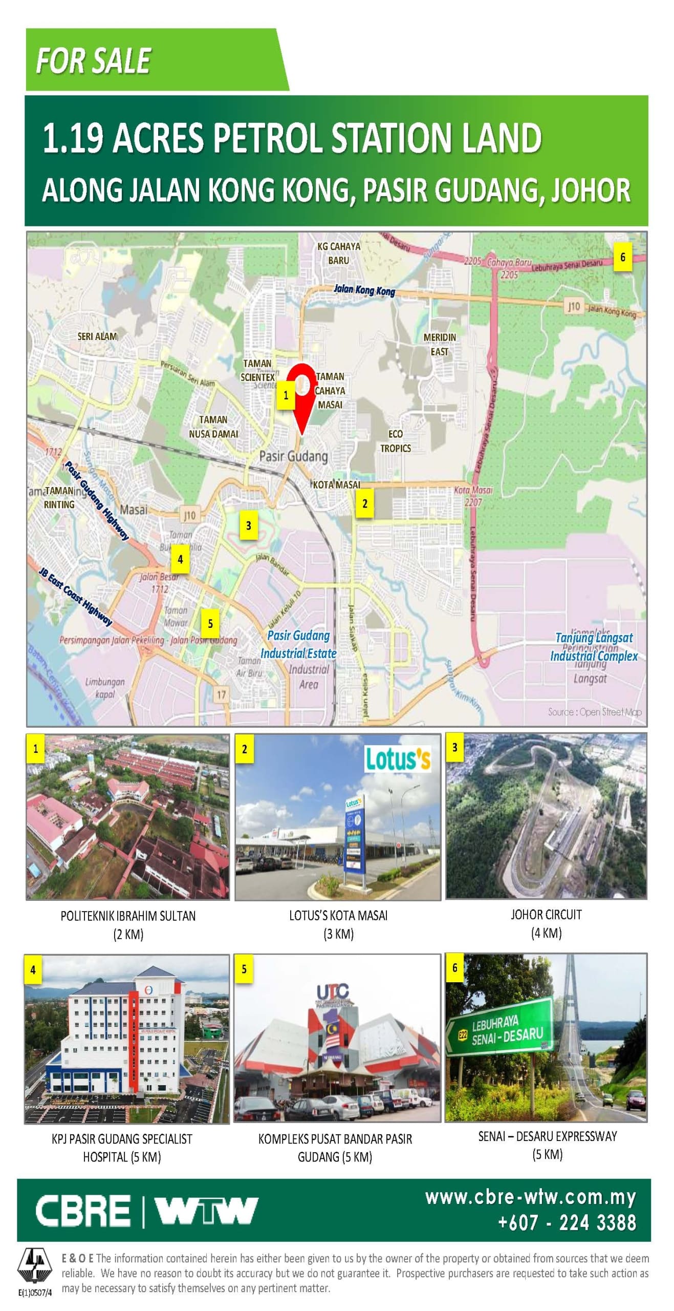 1.19 ACRES PETROL STATION LAND ALONG JALAN KONG KONG, PASIR GUDANG ...