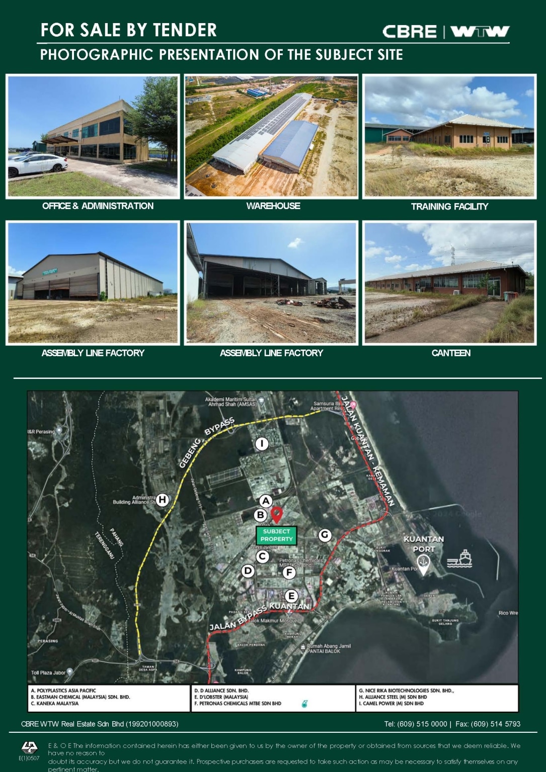 54-ACRE PRIME INDUSTRIAL COMPLEX - FOR SALE BY TENDER - CBRE | WTW