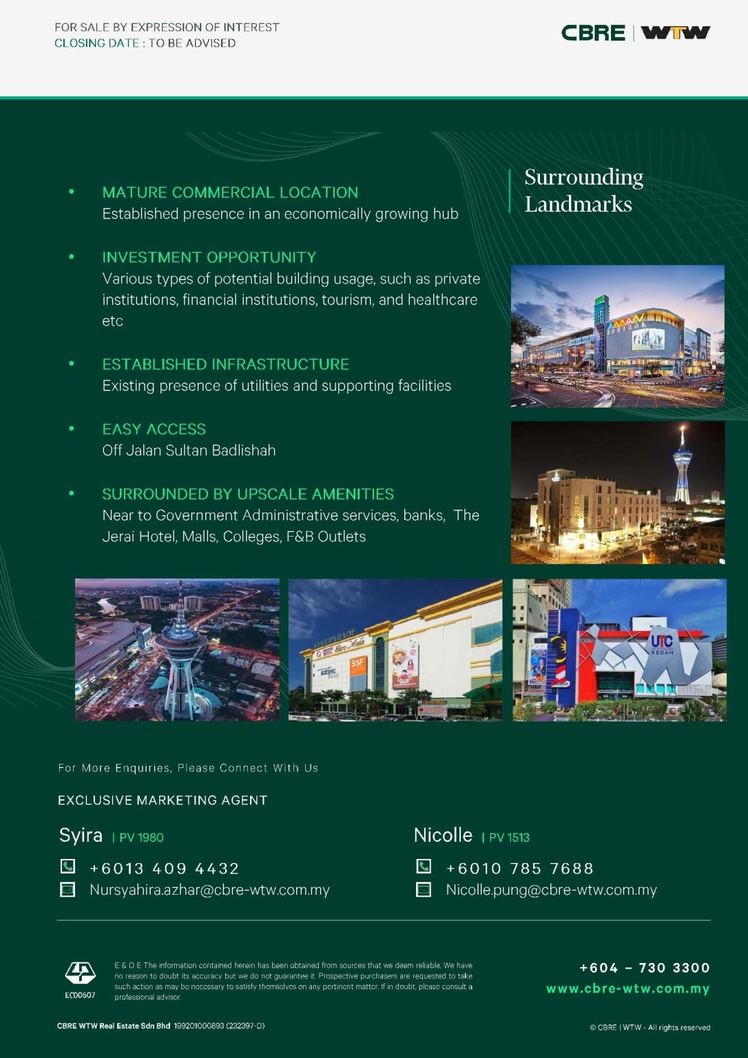 Purpose-Built Office Building For Sale Located in Alor Setar, Kedah ...