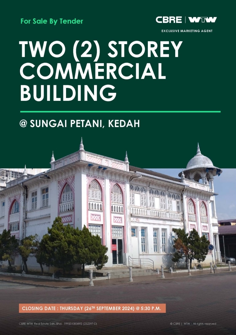 Prime 2-Storey Commercial Building In Sungai Petani, Kedah - CBRE | WTW