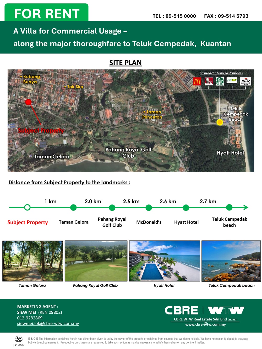 A Villa for Commercial Usage – along the major thoroughfare to Teluk ...