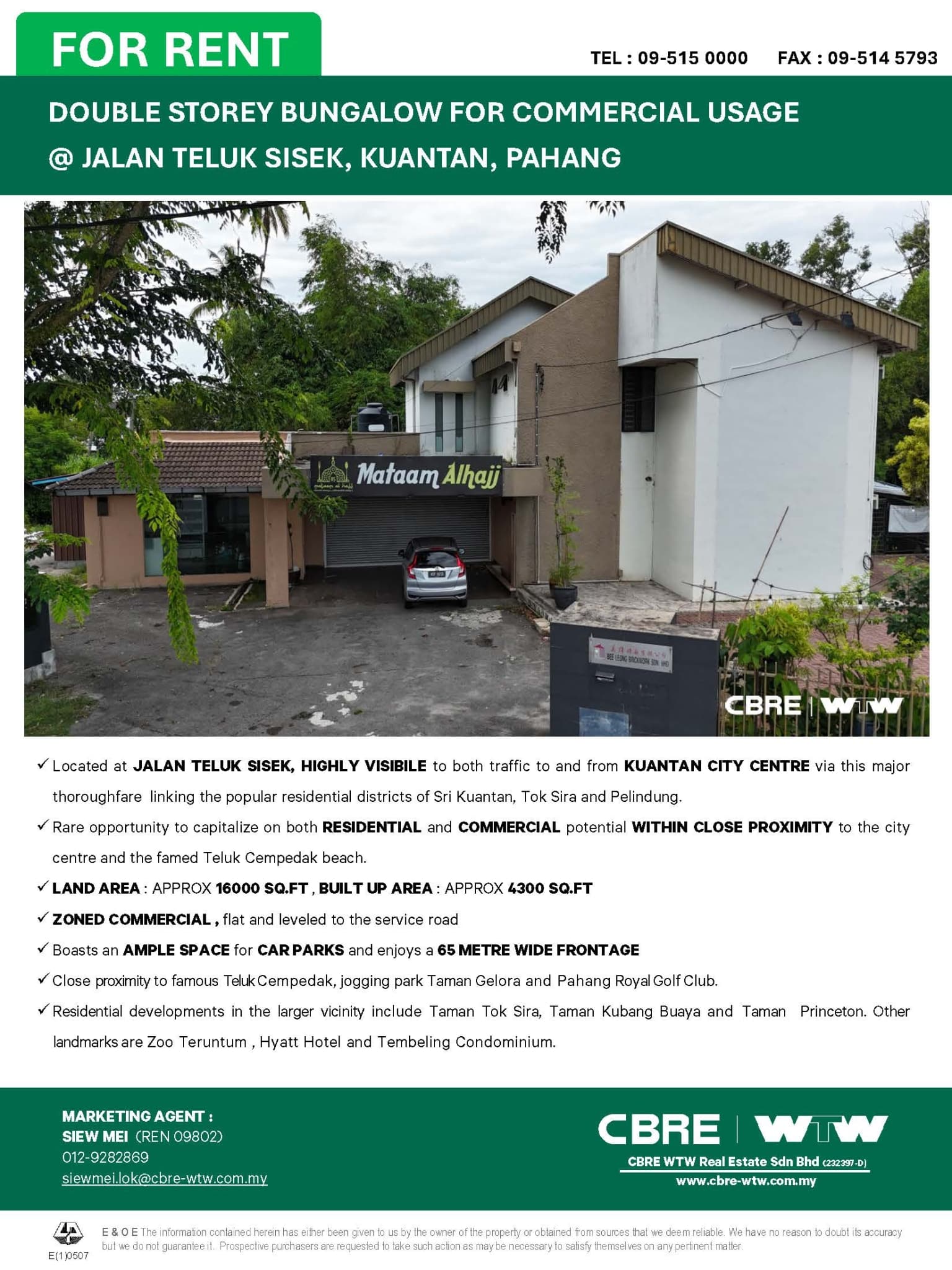 DOUBLE STOREY BUNGALOW FOR COMMERCIAL USAGE @ JALAN TELUK SISEK ...