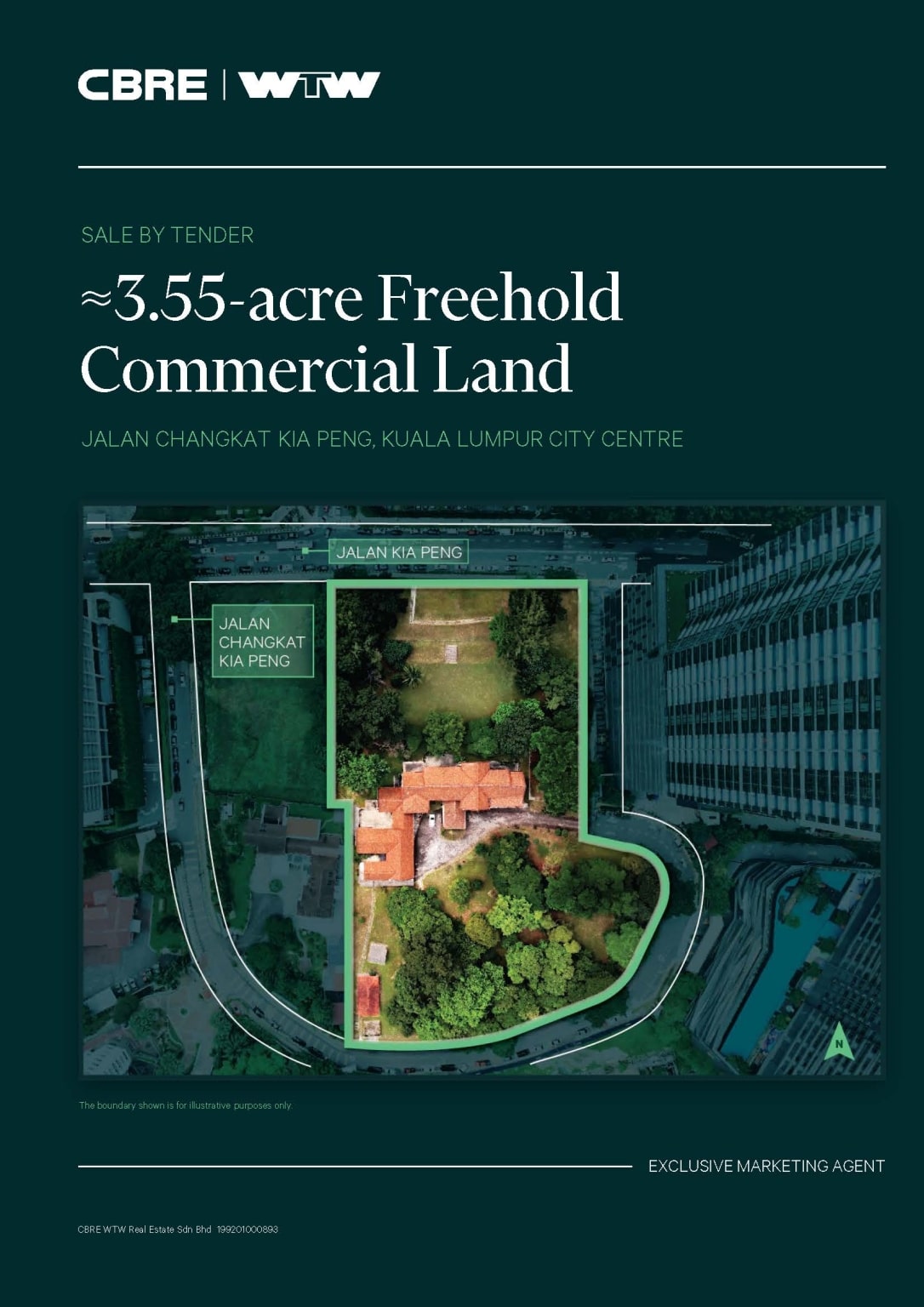 For Sale By Tender : 3.55 Acre Freehold Commercial Land, Jalan Changkat Kia Peng, Kuala Lumpur ...